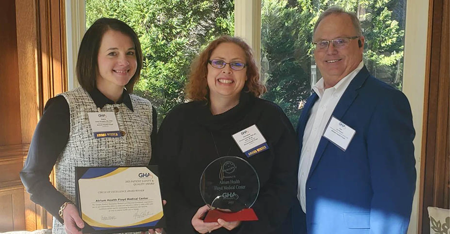 Atrium Health Floyd Medical Center Earns GHA Awards